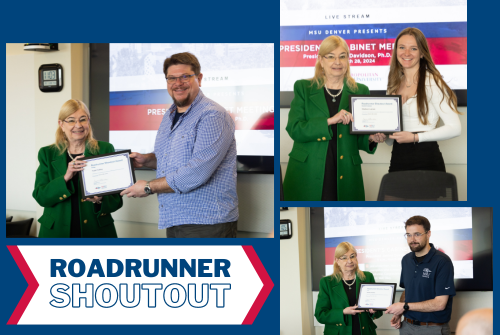 Congratulations to three more outstanding Roadrunner Shoutout winners ...
