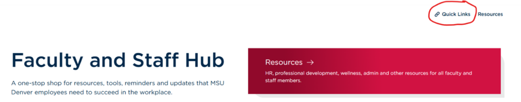 Revamped Faculty and Staff Hub now live - Early Bird