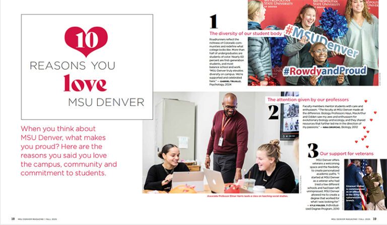 MSU Denver Magazine launches with new look, renewed purpose - Early Bird